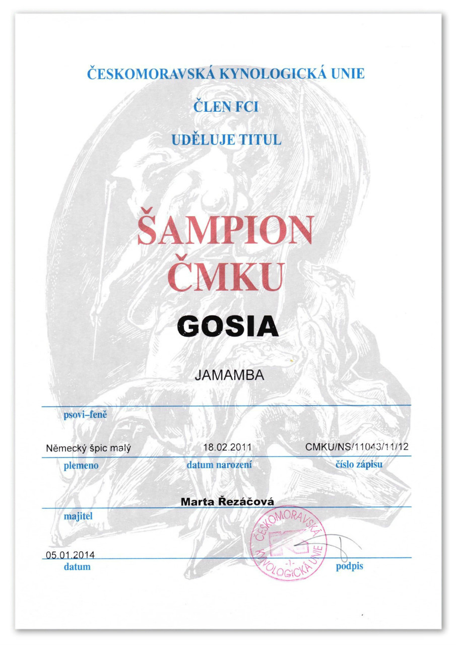 GOSIA Jamamba :: z Horáckého pelíšku